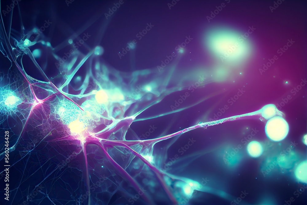 Desktop wallpaper background backdrop neuron Stock Illustration | Adobe ...