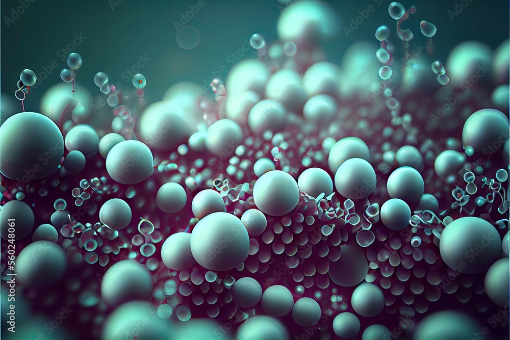 Desktop background wallpaper atoms Stock Illustration | Adobe Stock