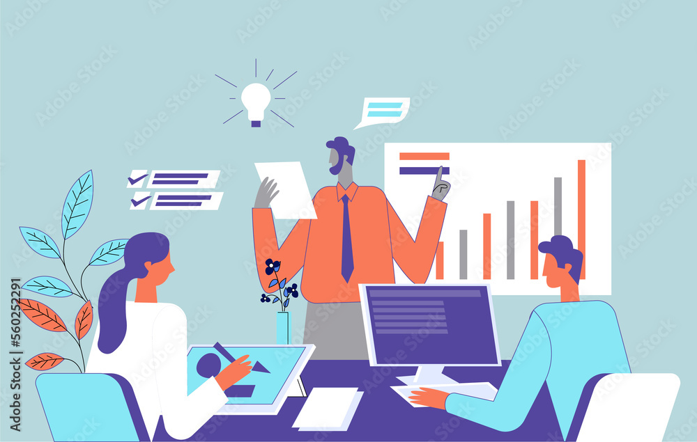 Vector image of human infographic visualization Stock Illustration ...