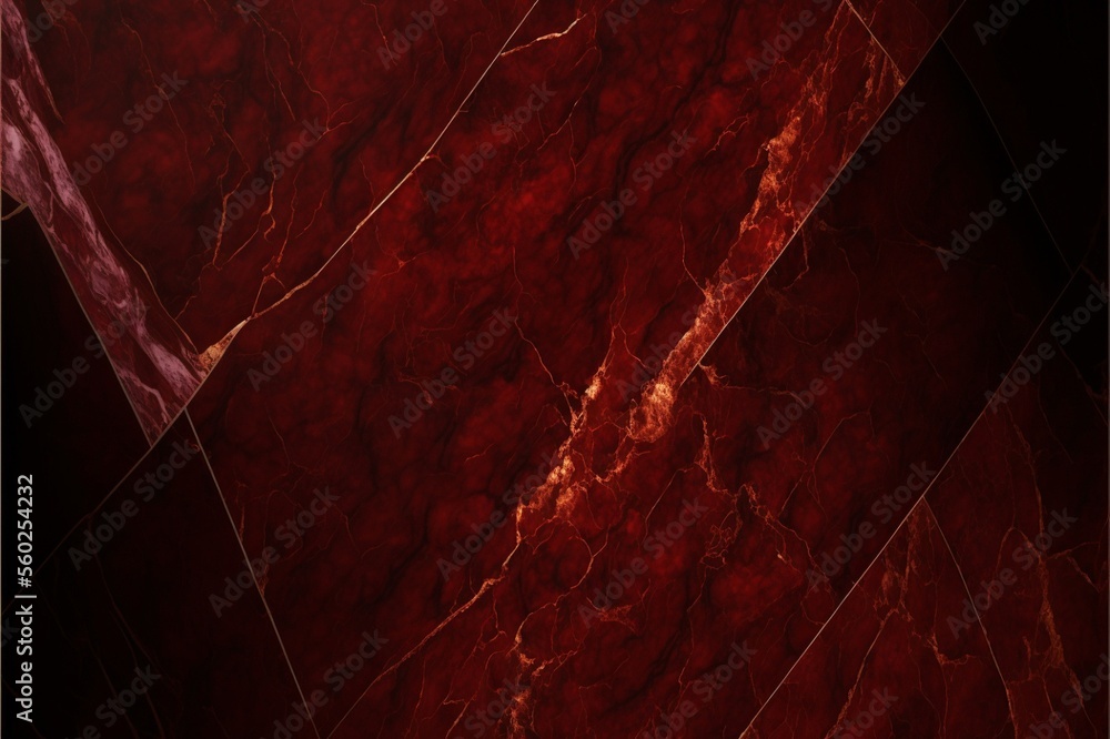 Elegant red marble texture with striking veins and markings, abstract ...