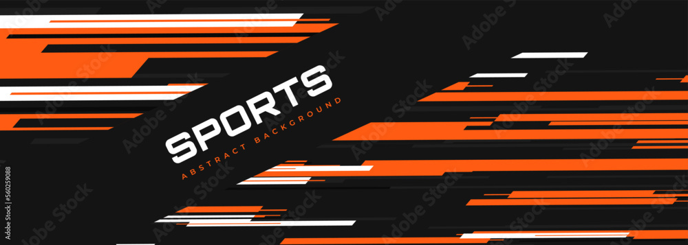 Abstract sports background. Modern sports banner design with diagonal ...