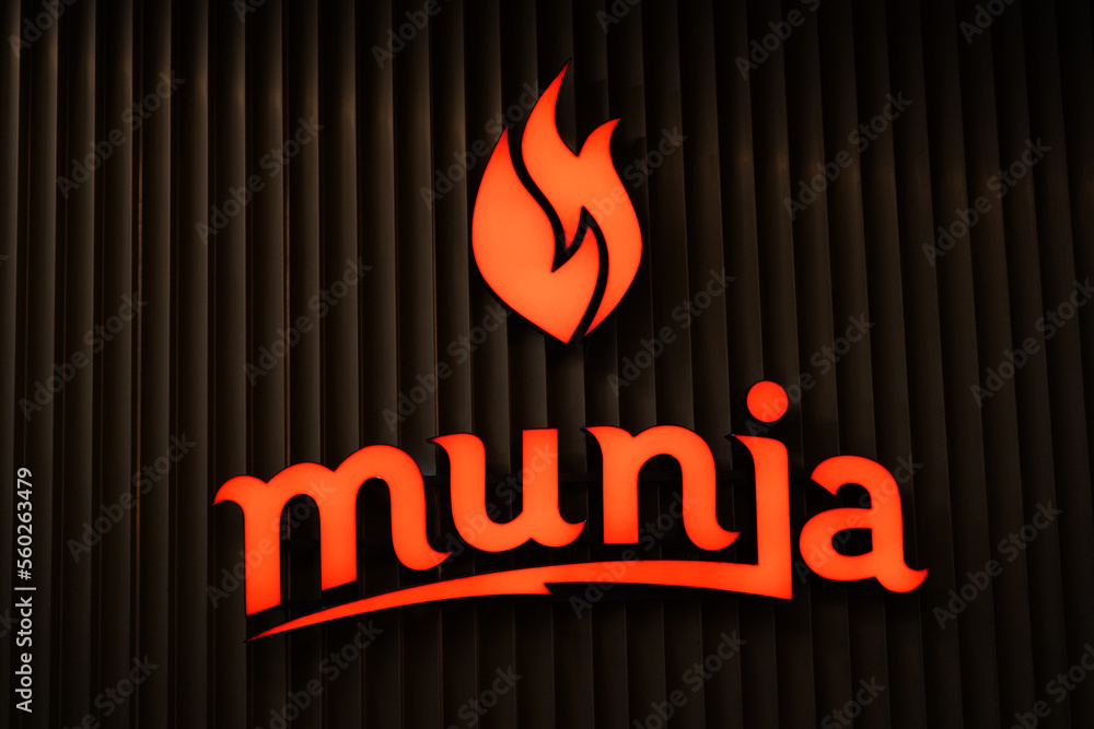 Warszaw, Poland - December, 2022: Munja logo. Incendiary Adriatic ...