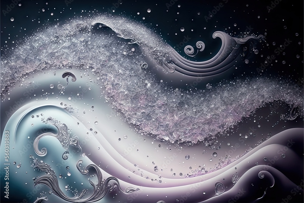 silver splash glitter background fluid Stock Illustration | Adobe Stock