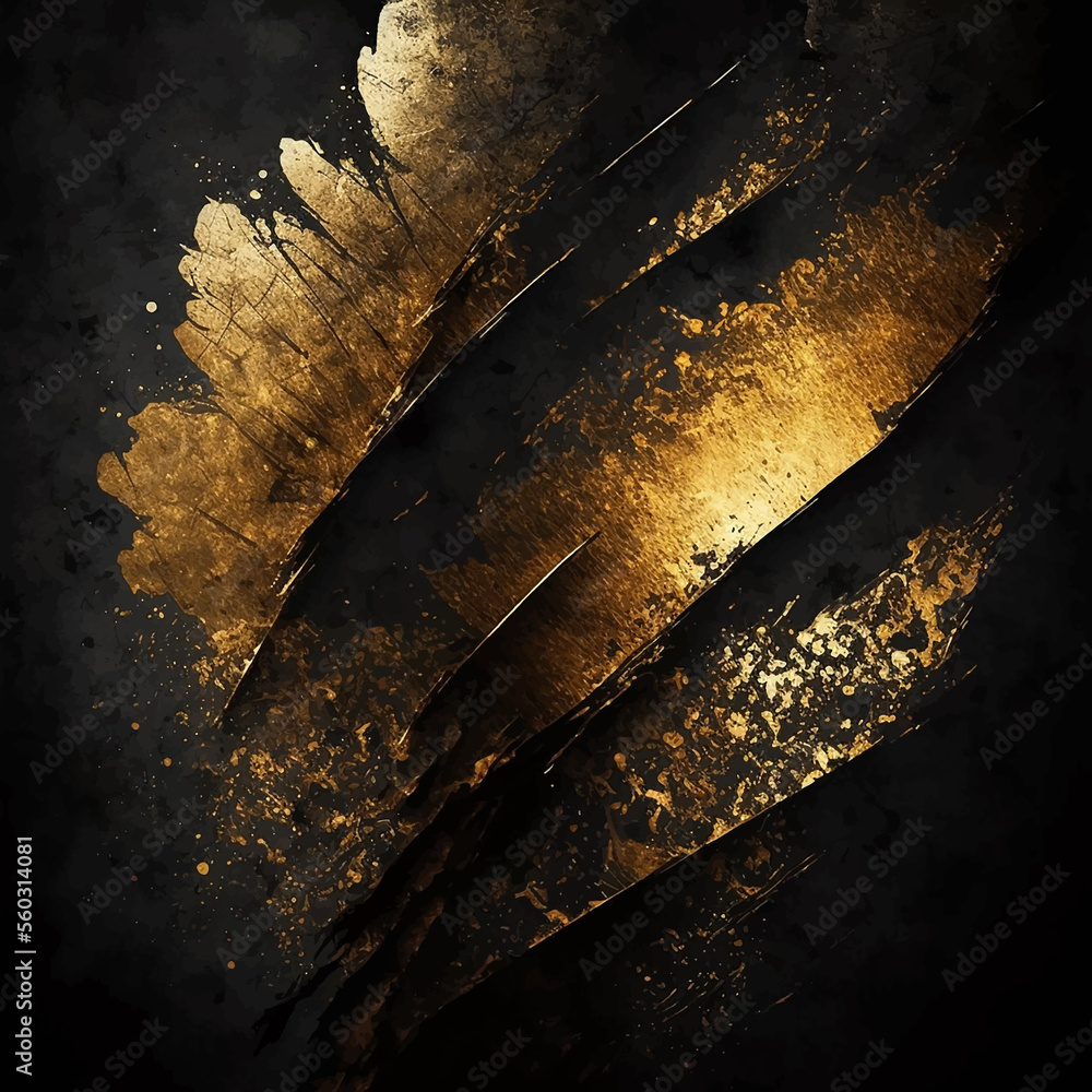 gold texture black background. The texture of black gold. black and ...