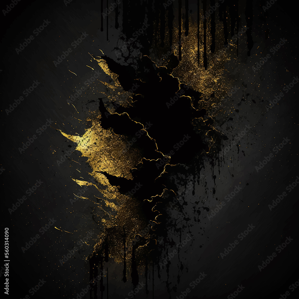 gold texture black background. The texture of black gold. black and ...