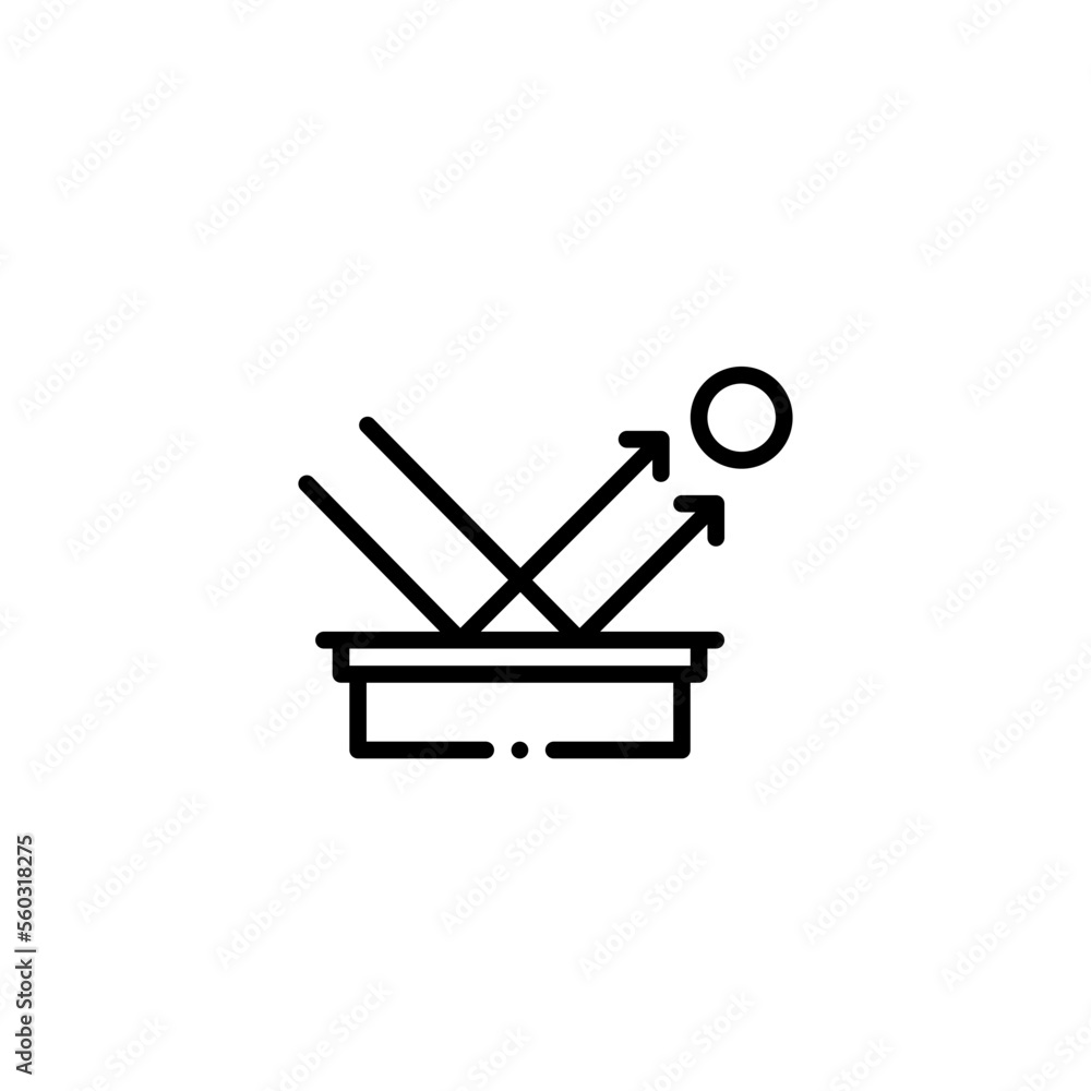 bounce icon Stock Vector | Adobe Stock
