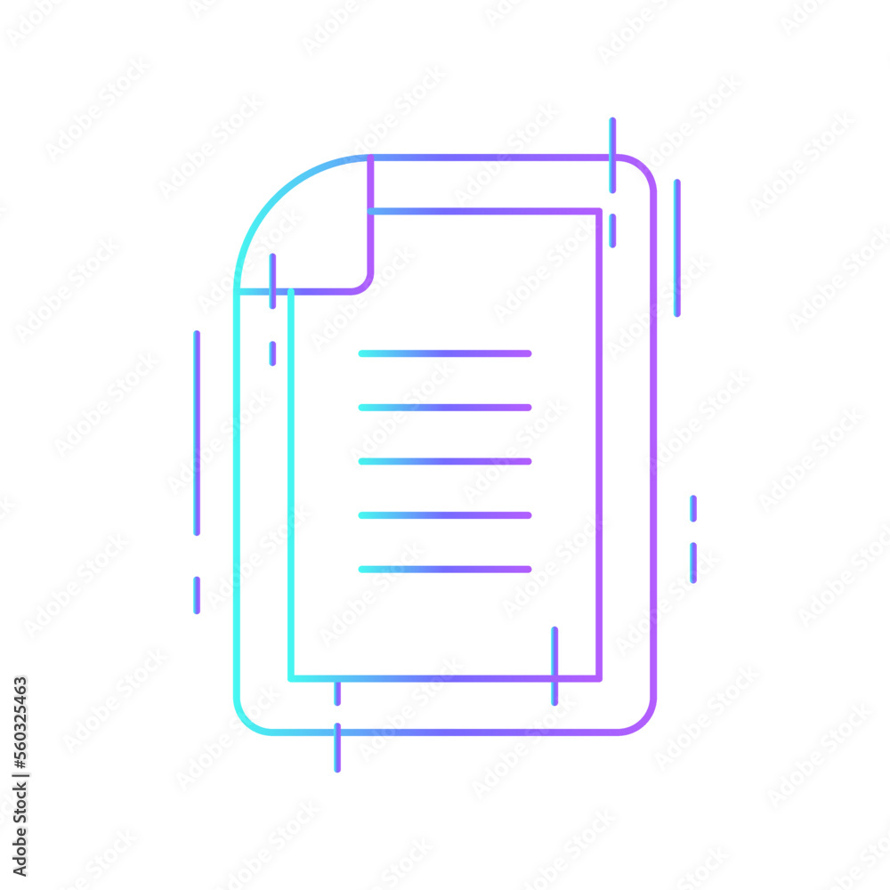 Invoice delivery service icons with purple blue outline style. Shipping ...
