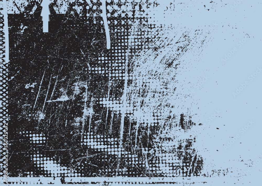 Aesthetic dotted design element. Duo tone poster . Modern art .Abstract ...