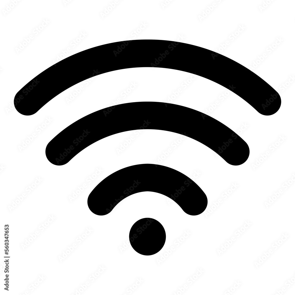 wireless network icon Stock Vector | Adobe Stock