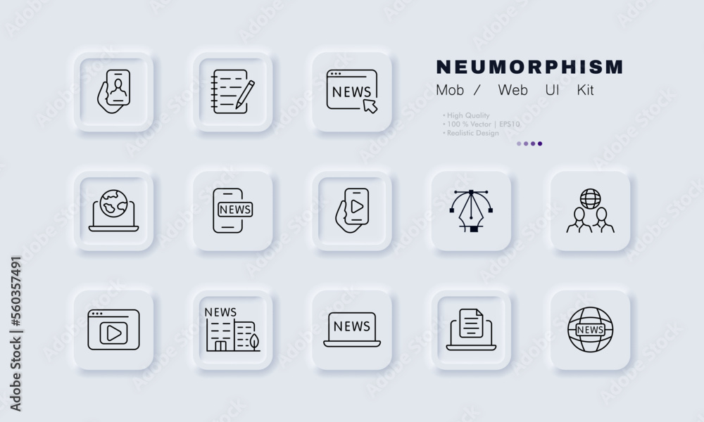 Breaking News set icon. Correspondent, television, presenter, tv ...