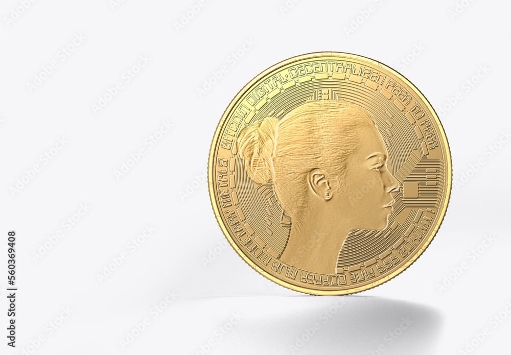 Custom Gold Coin Mockup Stock Template | Adobe Stock