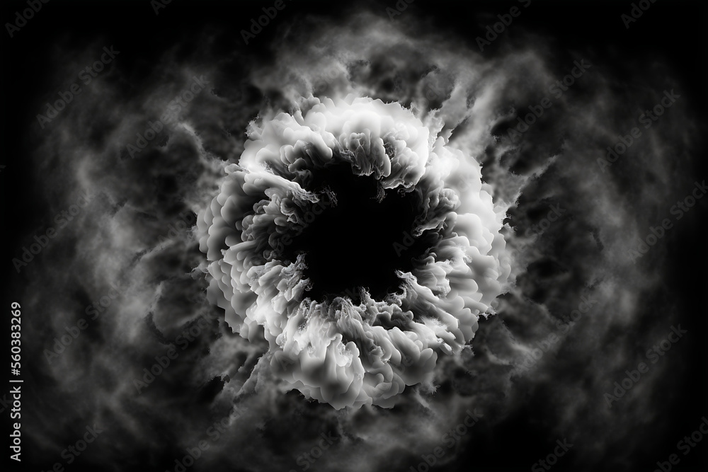 explosion of smoke overlay Stock Illustration | Adobe Stock