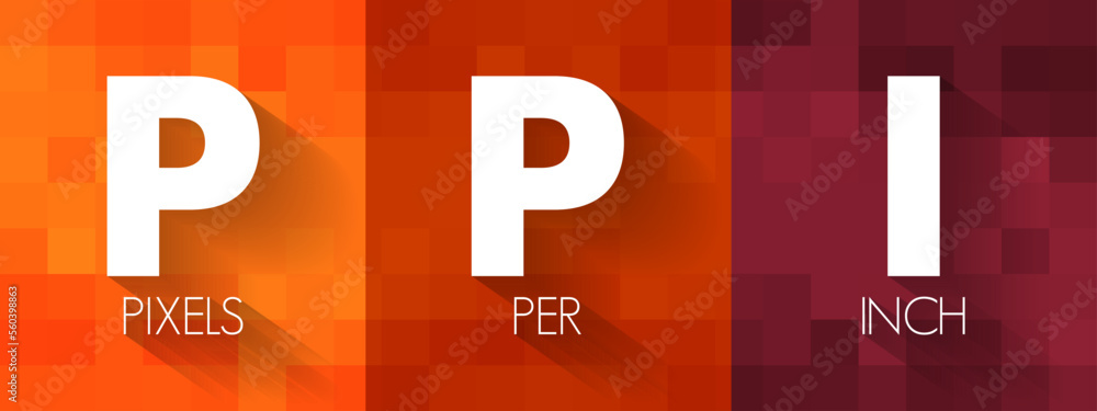 PPI - Pixels Per Inch are measurements of the pixel density of an ...