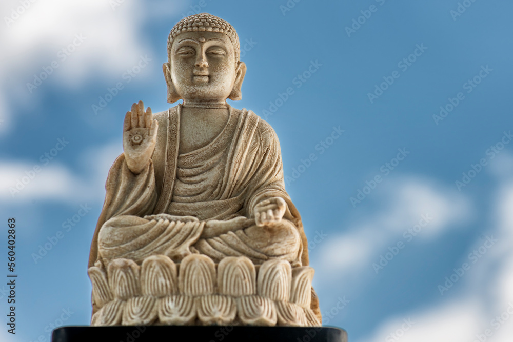buddha statue in calm rest pose.Shakyamuni Buddha is a spiritual ...