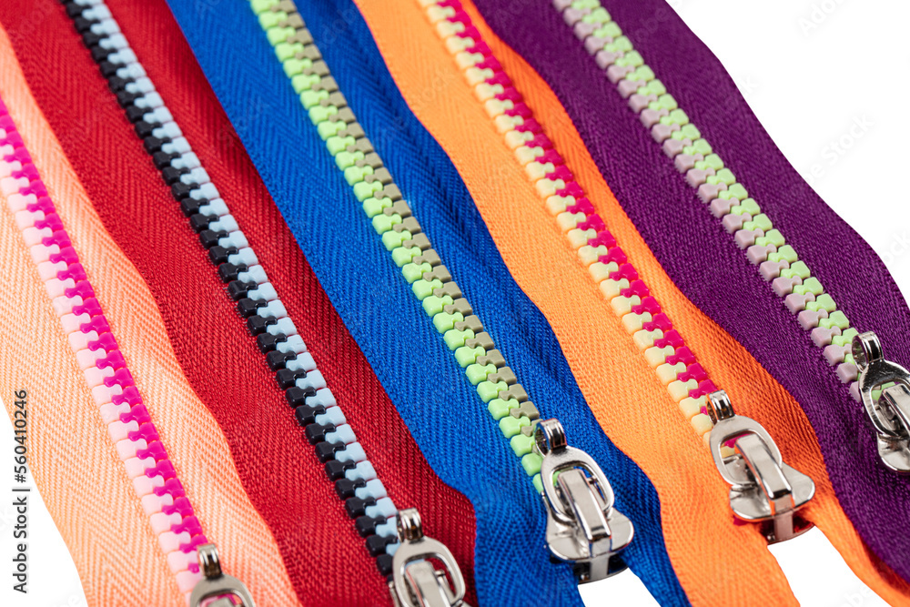Assorted YKK Nylon Zippers. The Hottest Colors of The Season-Great for ...