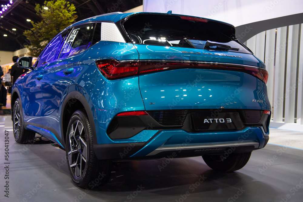 BANGKOK - NOVEMBER 30: BYD ATTO 3 EV car on display at The 39th Thailand International Motor ...