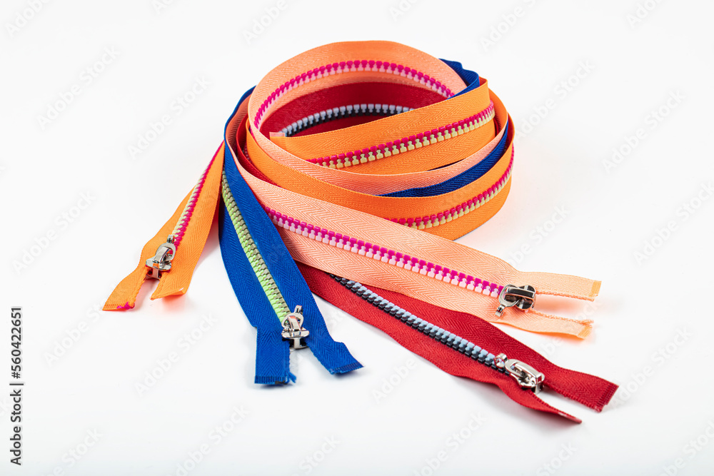 Assorted YKK Nylon Zippers. The Hottest Colors of The Season-Great for ...