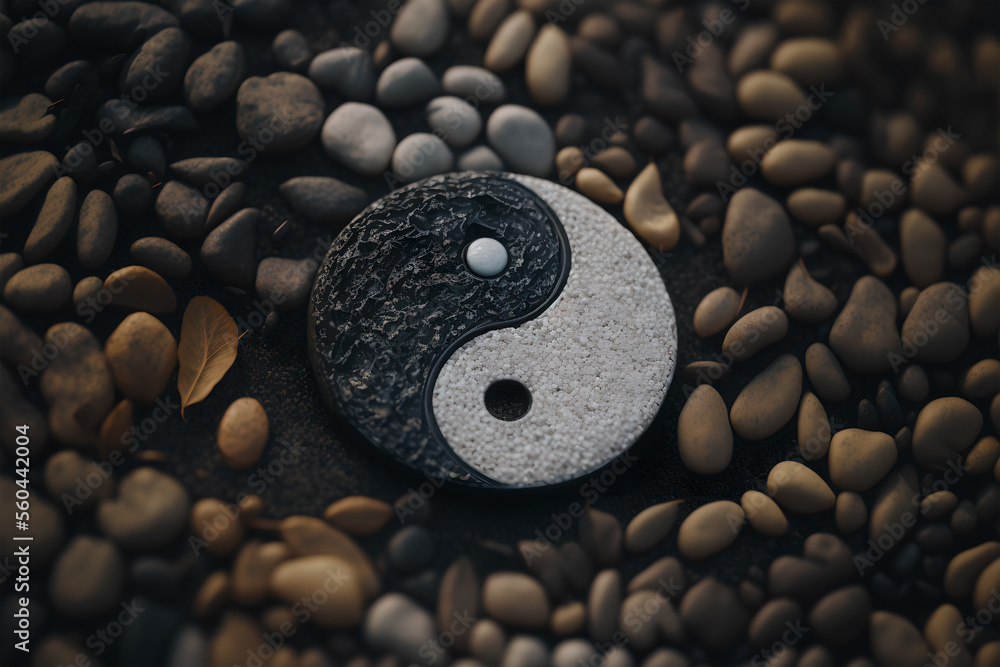 Yin Yang Symbol Describes Opposite But Interconnected Forces on The ...