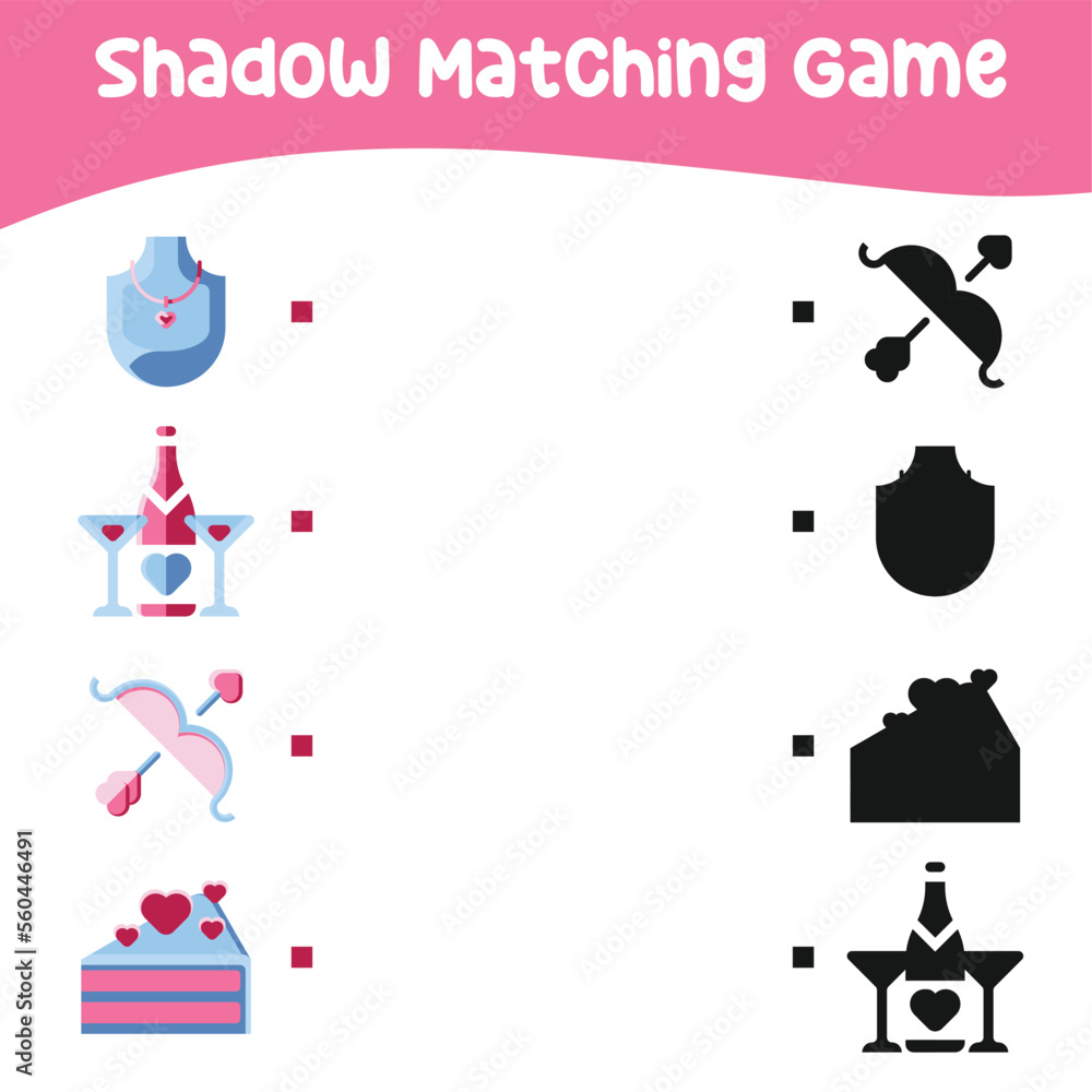 Find the correct shadow. Educational matching game for children. Kids ... Find the correct shadow. Educational matching game for children. Kids ...