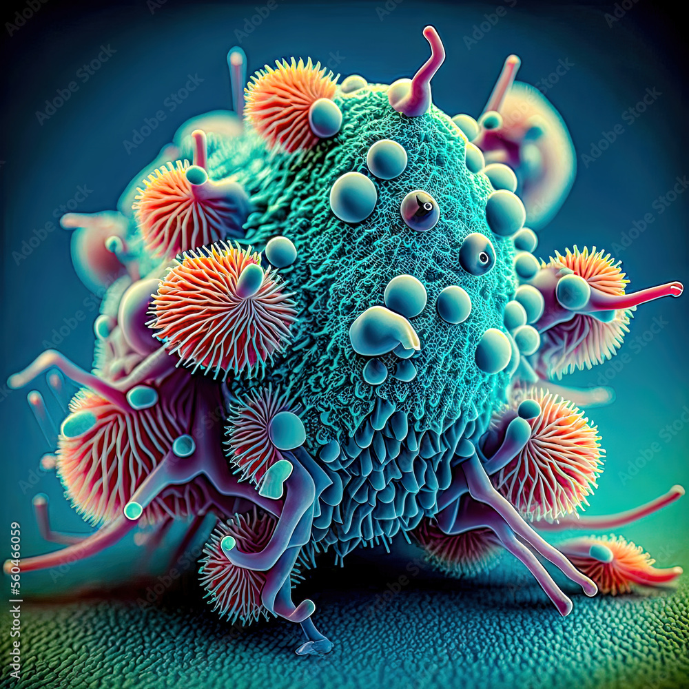 Virus Macro Mikroskop Bakterium Keim Bazillus Erreger Parasit Ungezifer ...