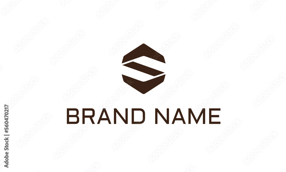 s, logo, design, vector, icon, company, business, modern, concept, gold ...