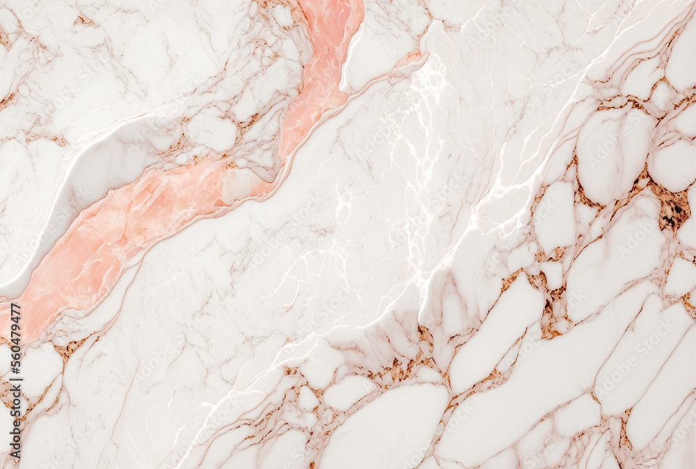 Luxury White Pink Marble texture background. Panoramic Marbling texture ...