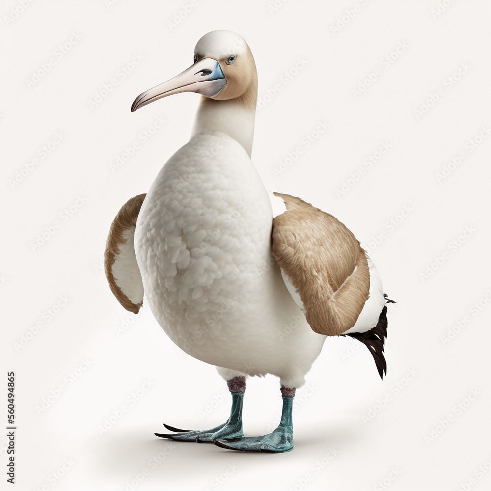 Booby full body image with white background ultra realistic Stock ...