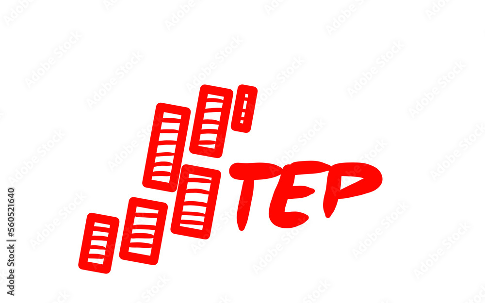 Step logo design Stock Illustration | Adobe Stock