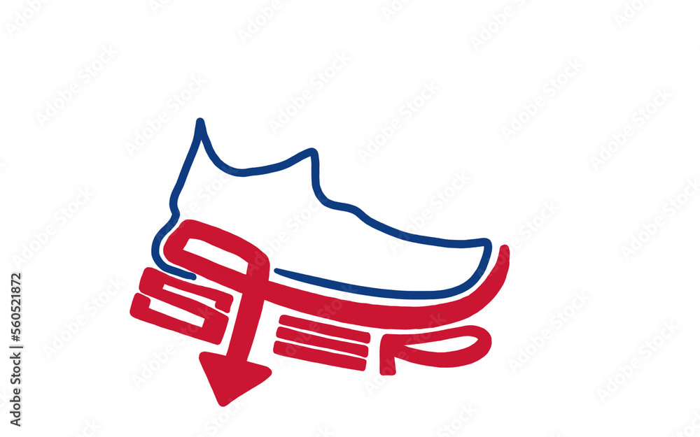 Step logo design Stock Illustration | Adobe Stock