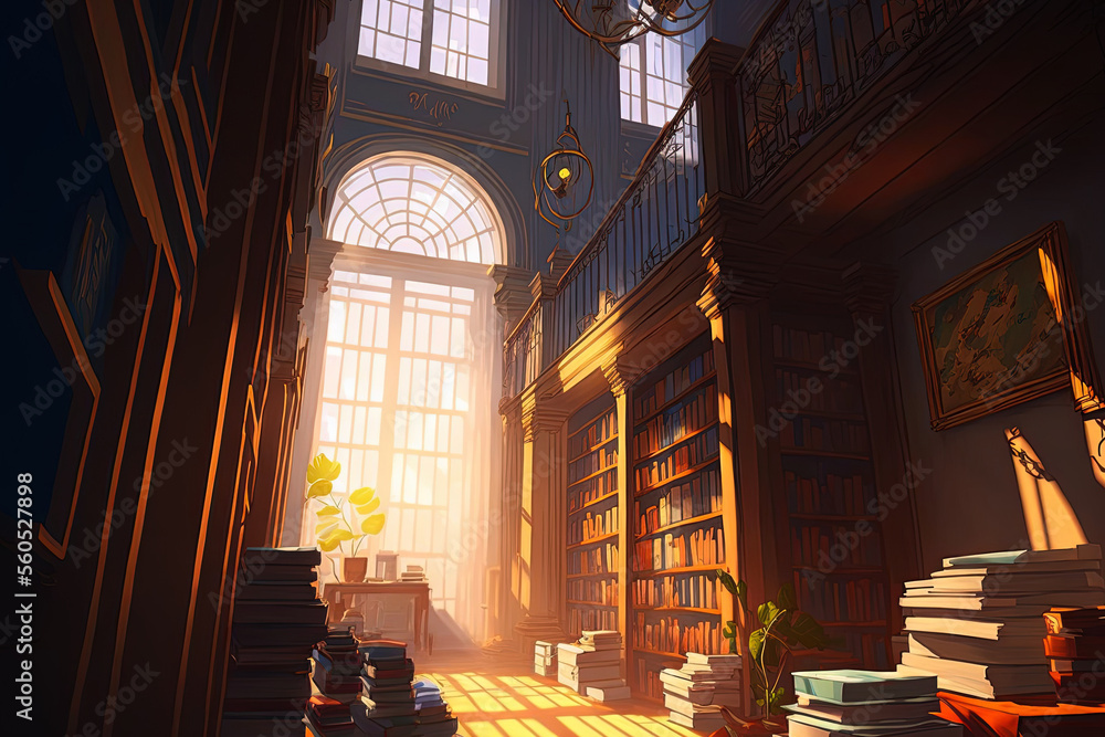 Library Painting