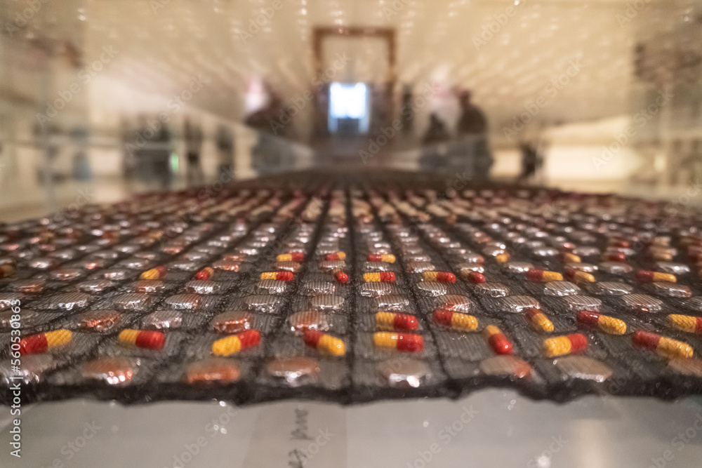 The British Museum. ‘Cradle to Grave’ artwork by Pharmacopoeia, a ...