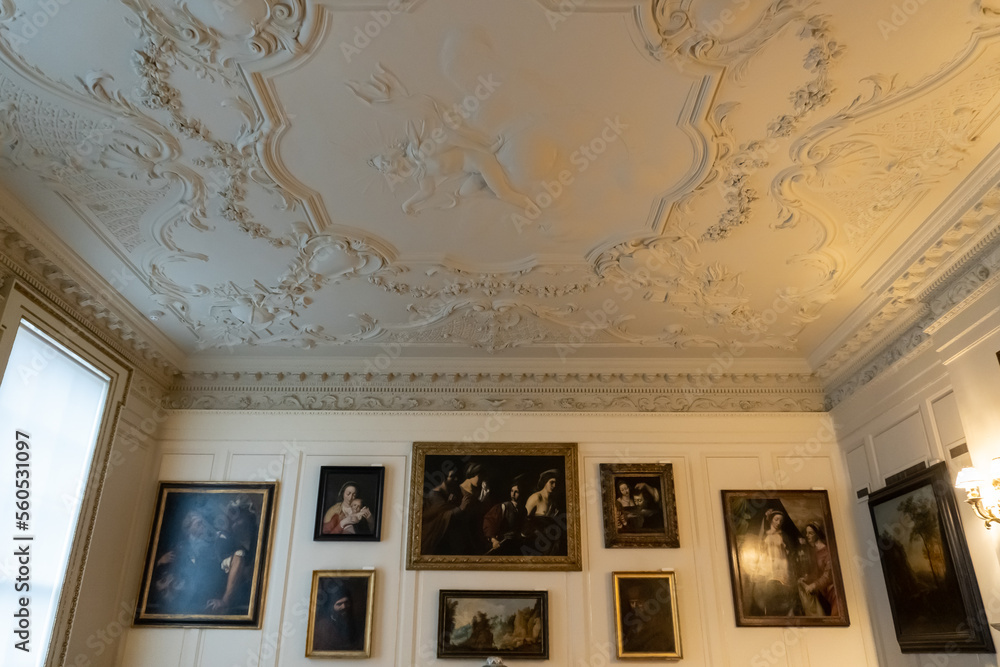 Dublin, Ireland: Dublin Castle Apollo Room in Viceregal State ...