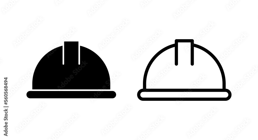 Helmet icon vector illustration. Motorcycle helmet sign and symbol ...