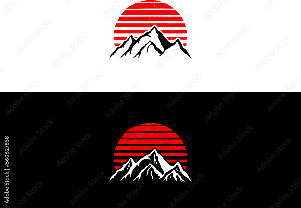 mountain fuji japanese tokyo design vector Stock Vector | Adobe Stock