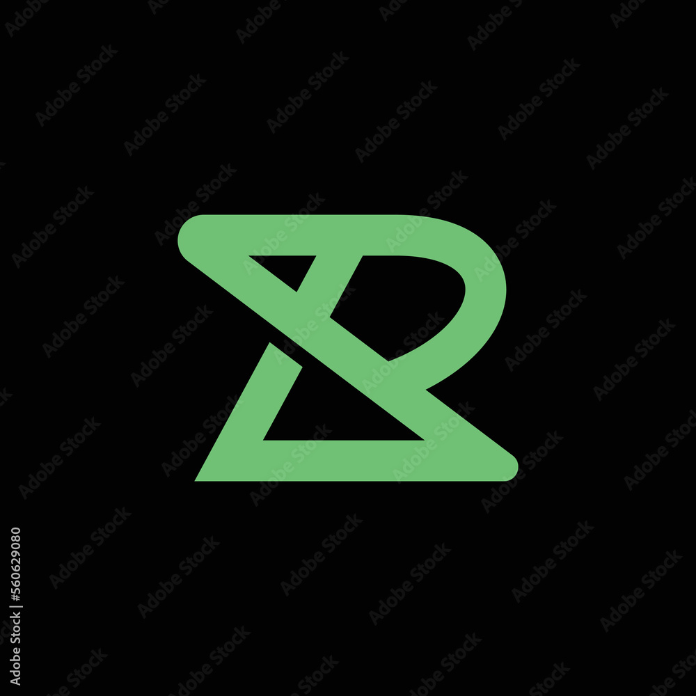 Modern minimalist letter R logo design Stock Vector | Adobe Stock