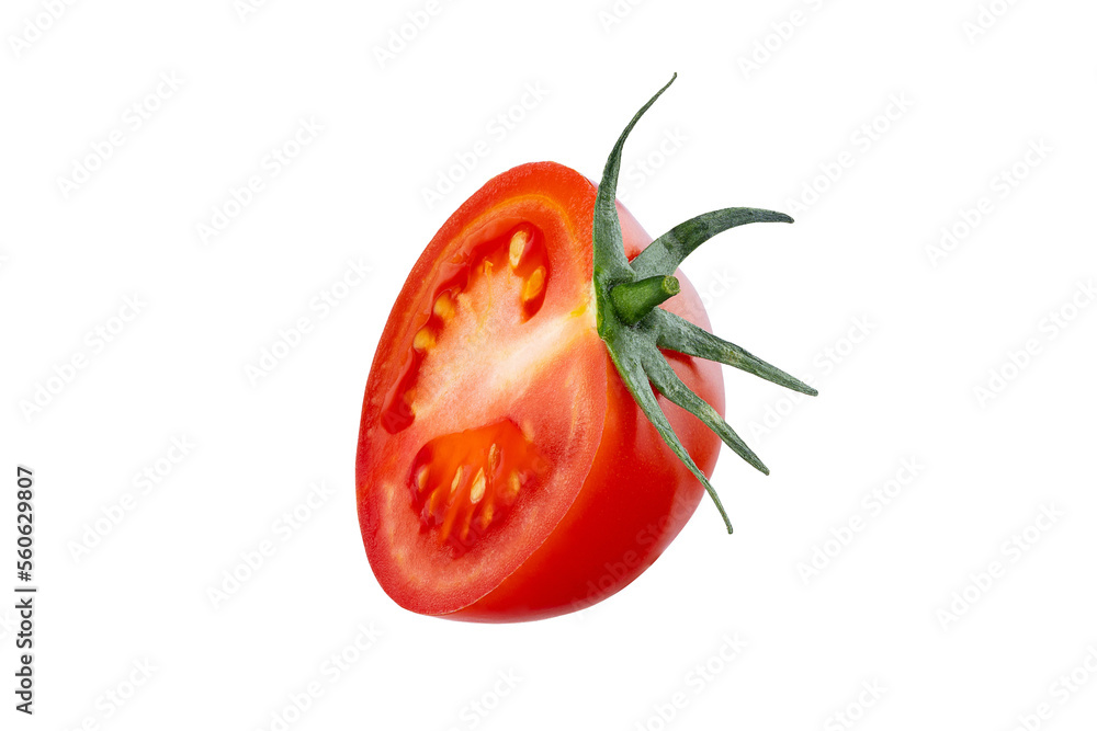 Tomato isolated on white background. With clipping path. Full depth of ...