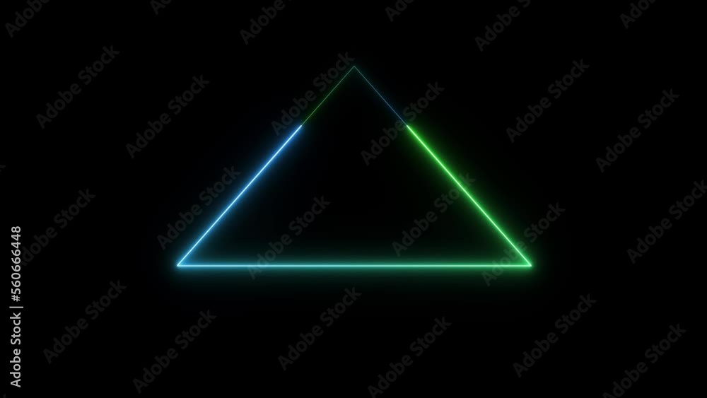 abstract neon saber background. Abstract light neon frame on black ...