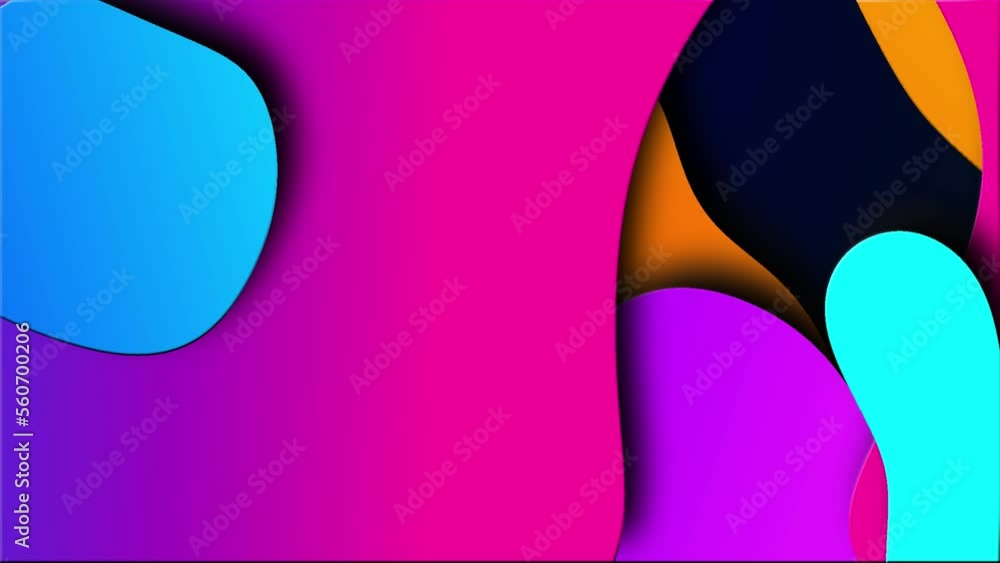 Liquid Gradient Shape Animation, Abstract Soft Color Gradient Animation ...