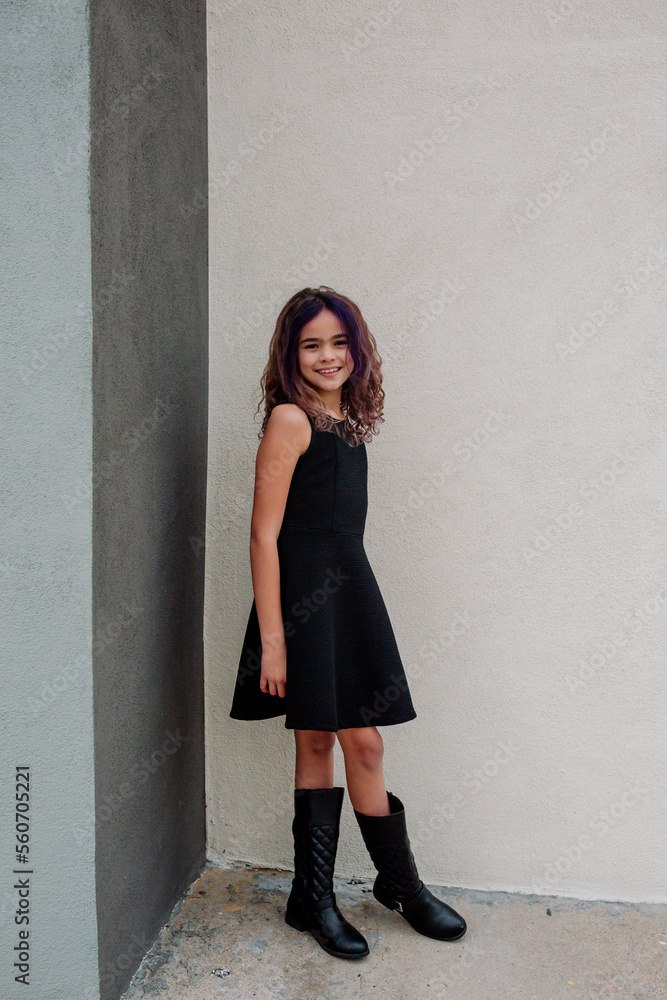 Portrait of tween girl Stock Photo | Adobe Stock