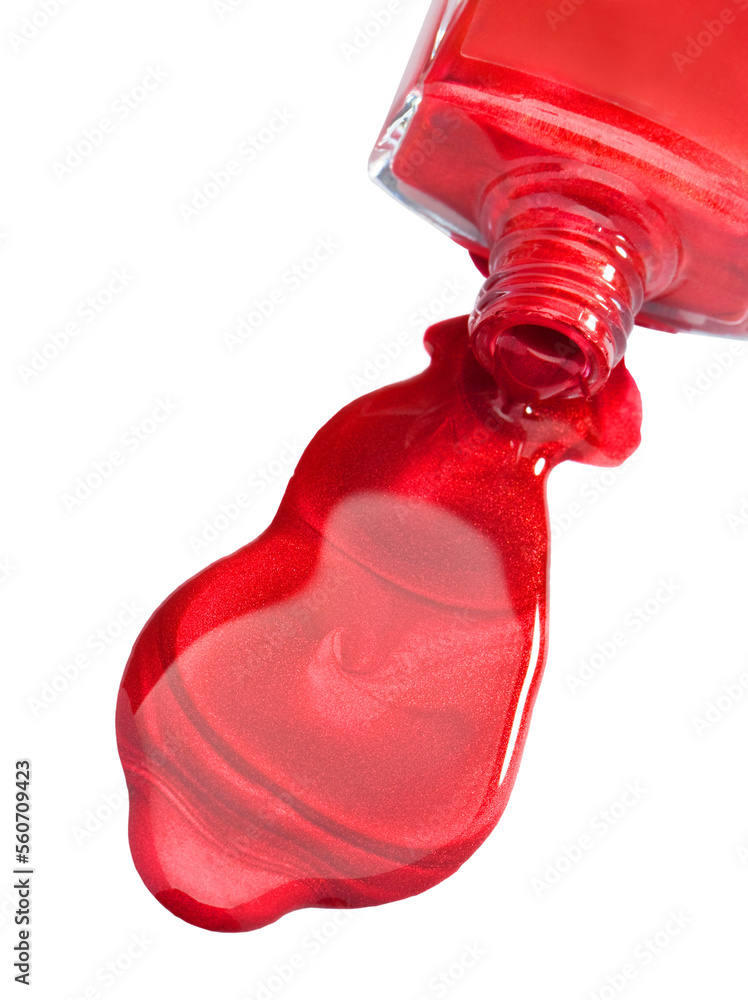 Red nail polish Stock Photo | Adobe Stock