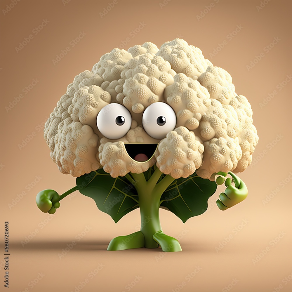 Cauliflower Cartoon