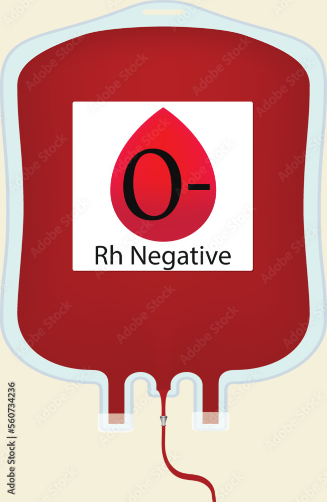 Realistic blood bag isolated with red plasma for blood transfusion ...