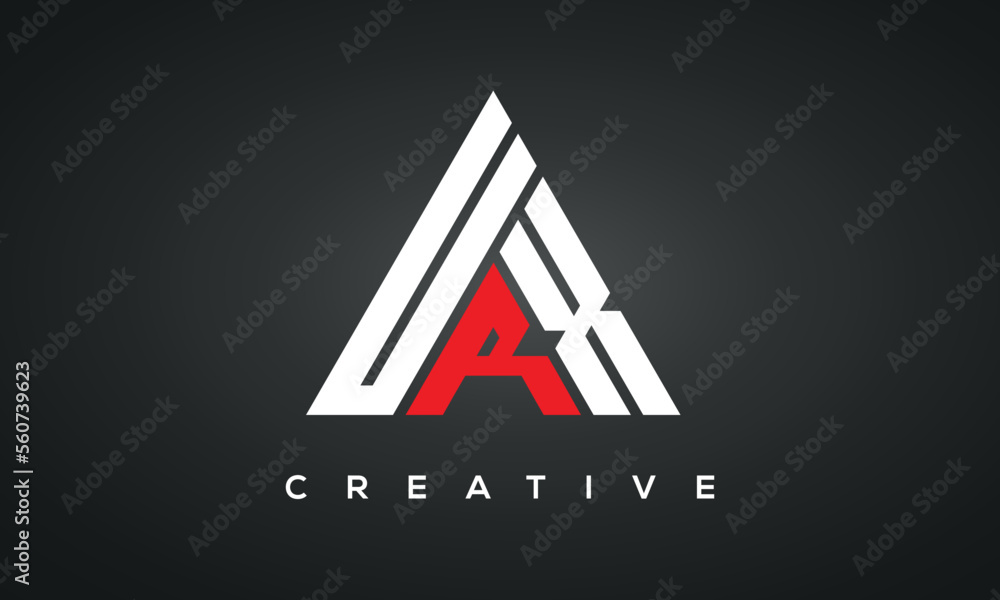 RX monogram triangle logo design Stock Vector | Adobe Stock