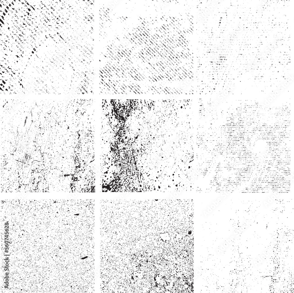 grunge textures set. background. vector illustration. Stock Vector ...