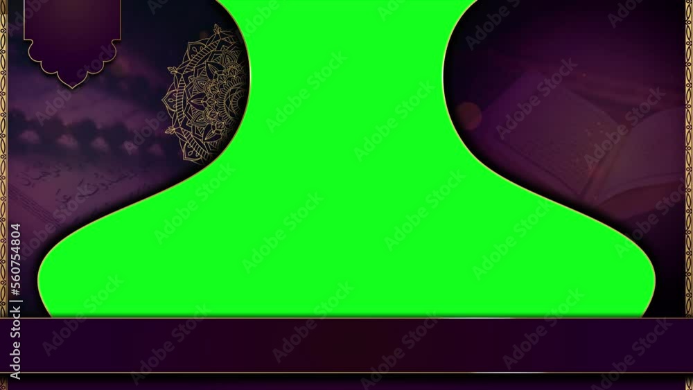 Vidéo Stock animated islamic background For Quranic recitations ...