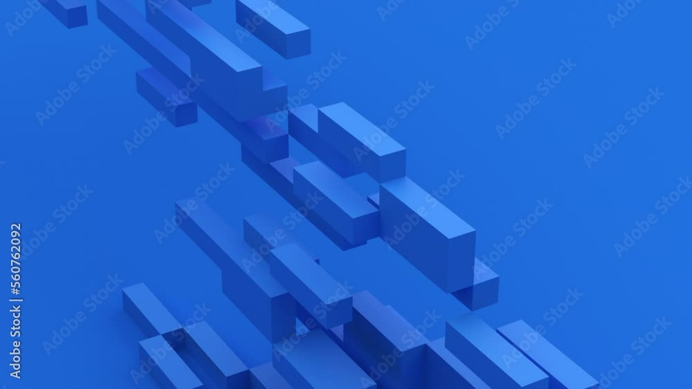Abstract 3d animation, geometric background design, 4k seamless looped ...