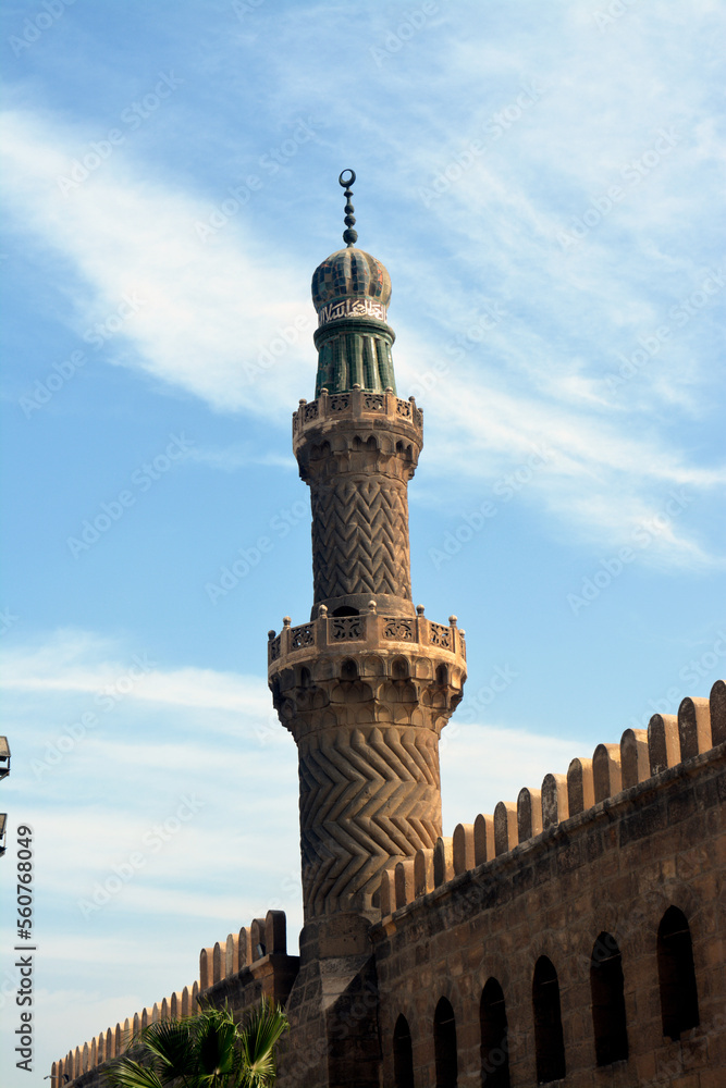 The Sultan Al-Nasir Muhammad ibn Qalawun Mosque, an early 14th-century ...