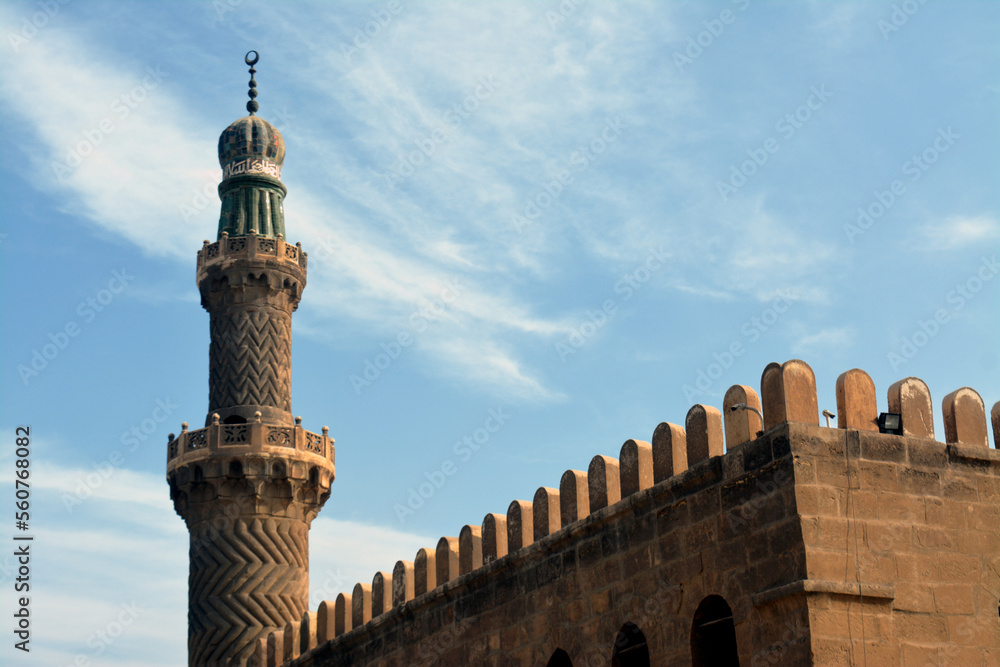 The Sultan Al-Nasir Muhammad ibn Qalawun Mosque, an early 14th-century ...