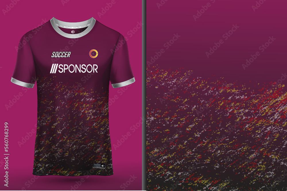 Sports jersey design for sublimation Stock Vector | Adobe Stock