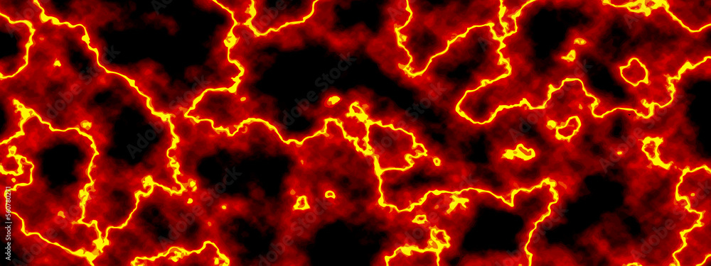 Abstract watercolor red liquid wave in lava red on black background ...